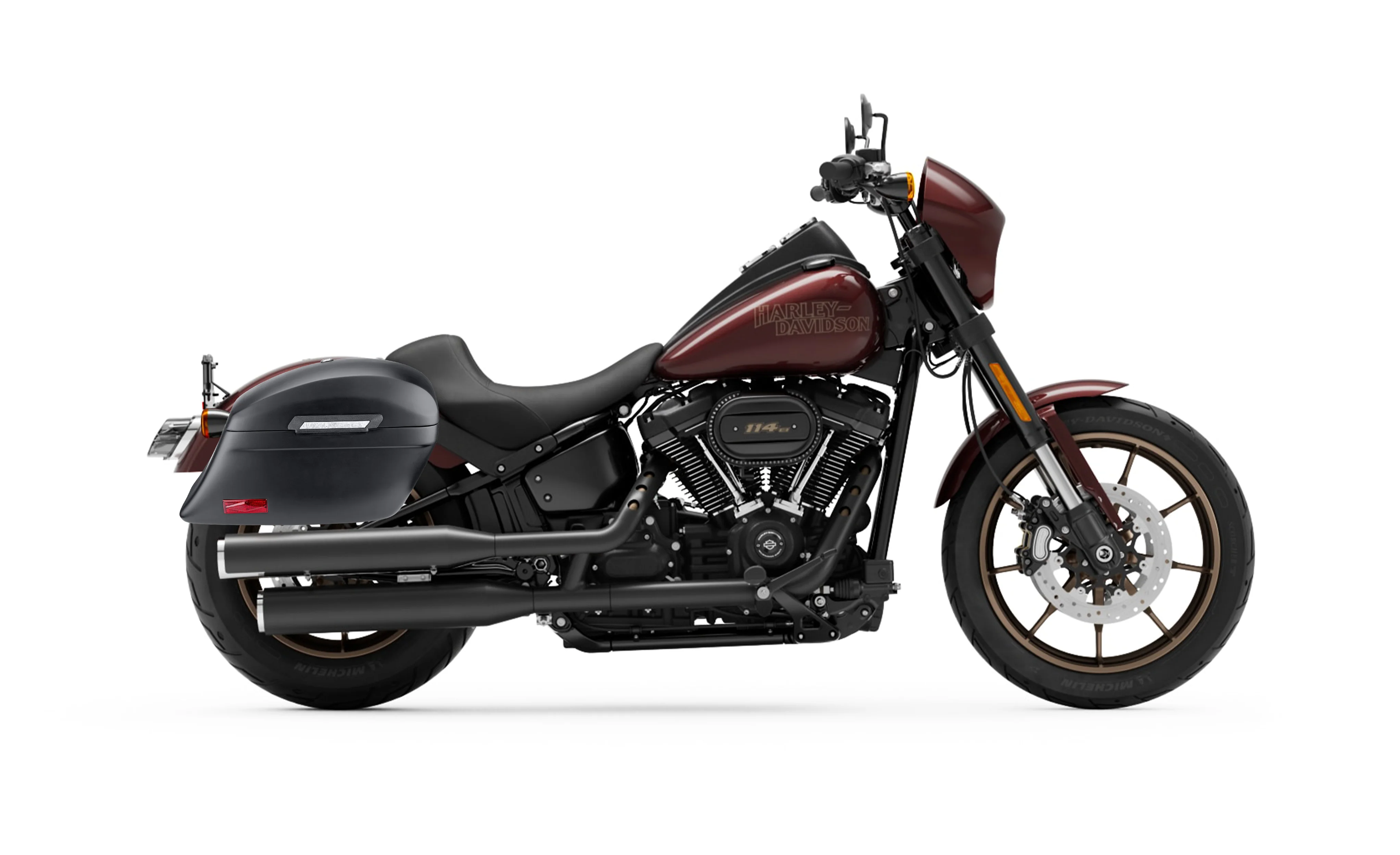 44L - Lamellar Stallion Extra Large Matte Motorcycle Hard Saddlebags ...